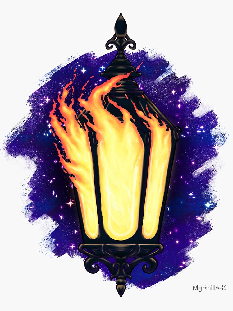 "Firelight" Sticker for Sale by Myrthille-K | Redbubble