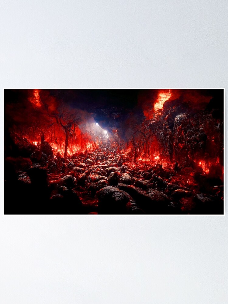 "dark hell ,cinema lighting, ultra detailed, realistic," Poster for ...