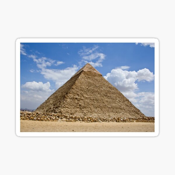"Copy of The Pyramids Of Giza" Sticker for Sale by Dinasworld | Redbubble