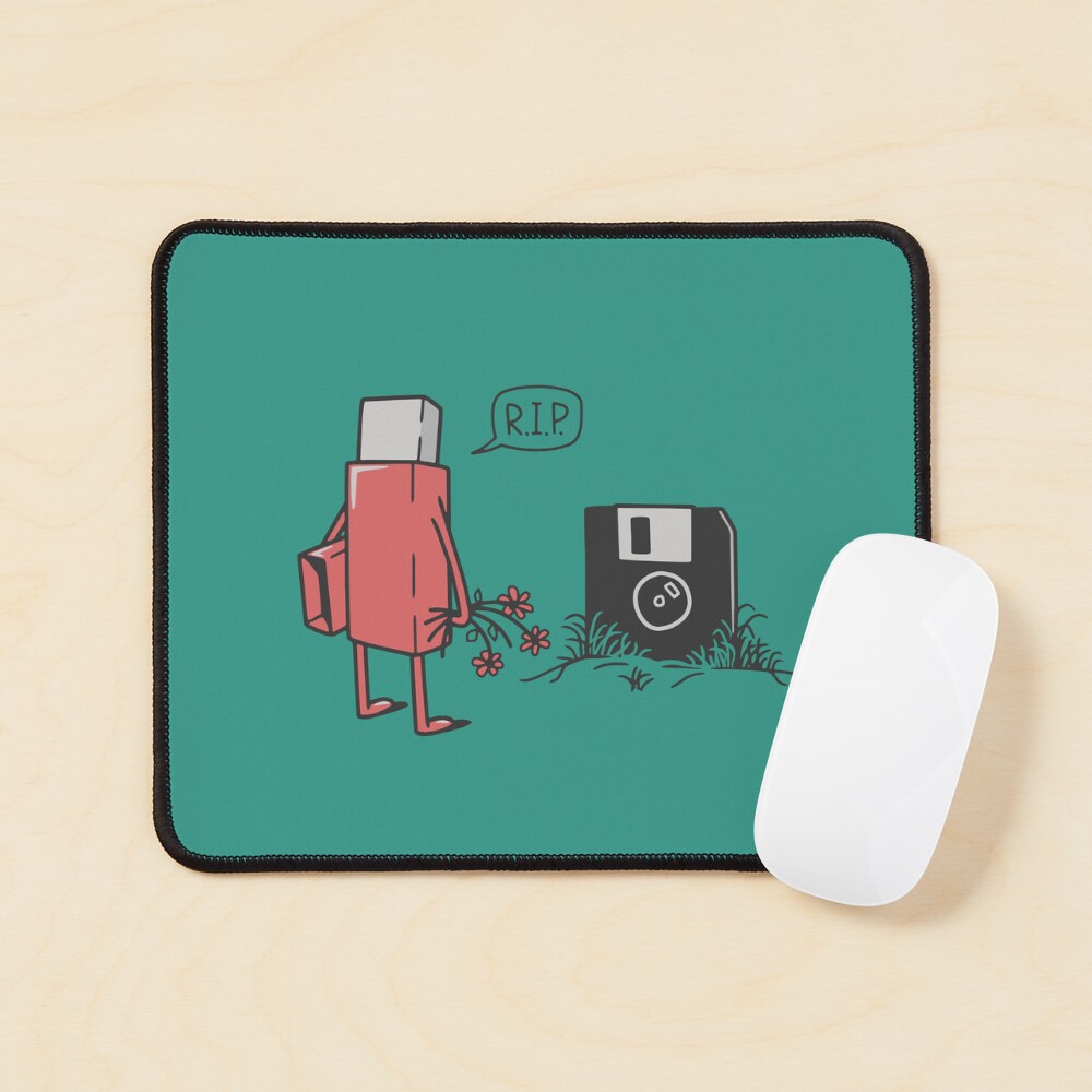 "RIP floppy" Sticker for Sale by Alexander Medvedev | Redbubble