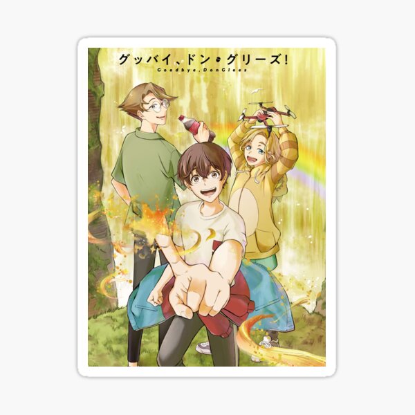 "Goodbye Don Gless Japanese Anime" Sticker for Sale by tarocrush ...