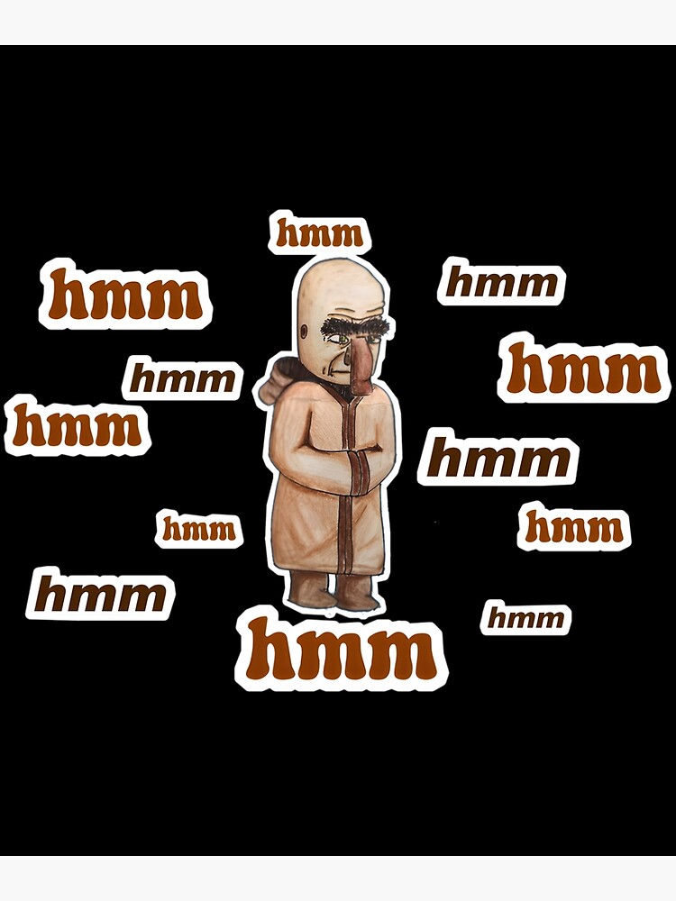 "MINECRAFT VILLAGER HMM - transparent background Classic " Art Print ...