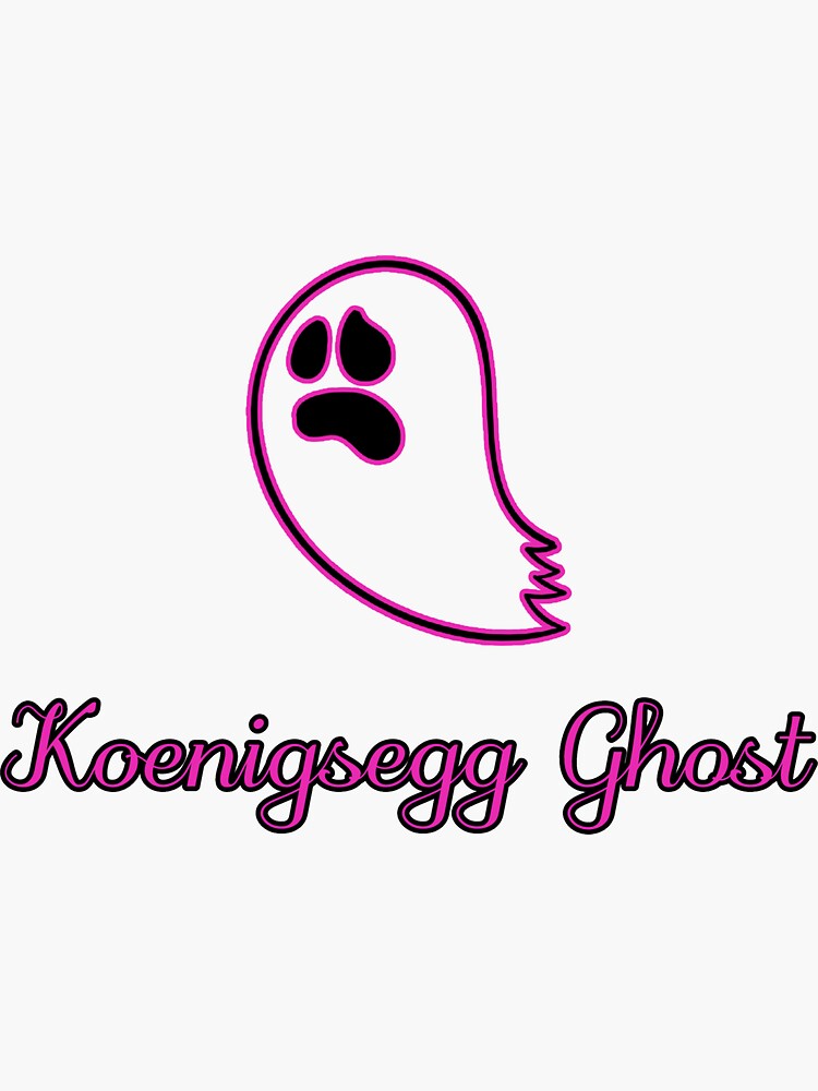 "koenigsegg ghost" Sticker for Sale by Neylou-Art | Redbubble