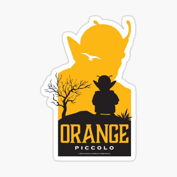 "Orange Piccolo" Sticker for Sale by thezaps | Redbubble