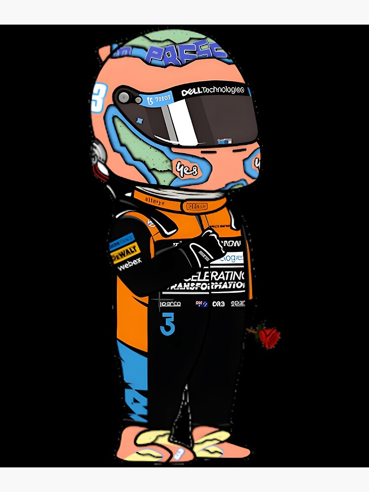 "Mini Daniel Ricciardo Mclaren f1 2022 Classic " Poster for Sale by ...