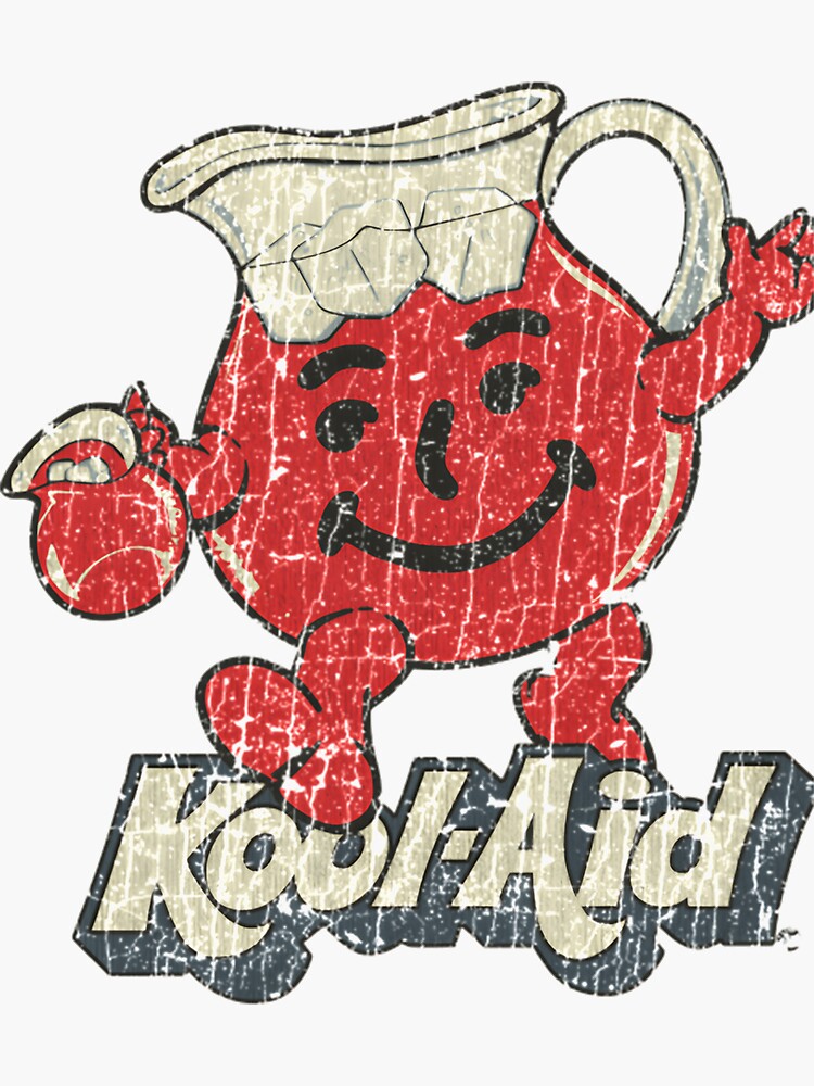 "Kool-Aid Man Essential " Sticker for Sale by spodenfablew | Redbubble