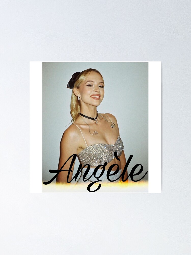 "Angèle - bigger font edition" Poster for Sale by pelshop | Redbubble