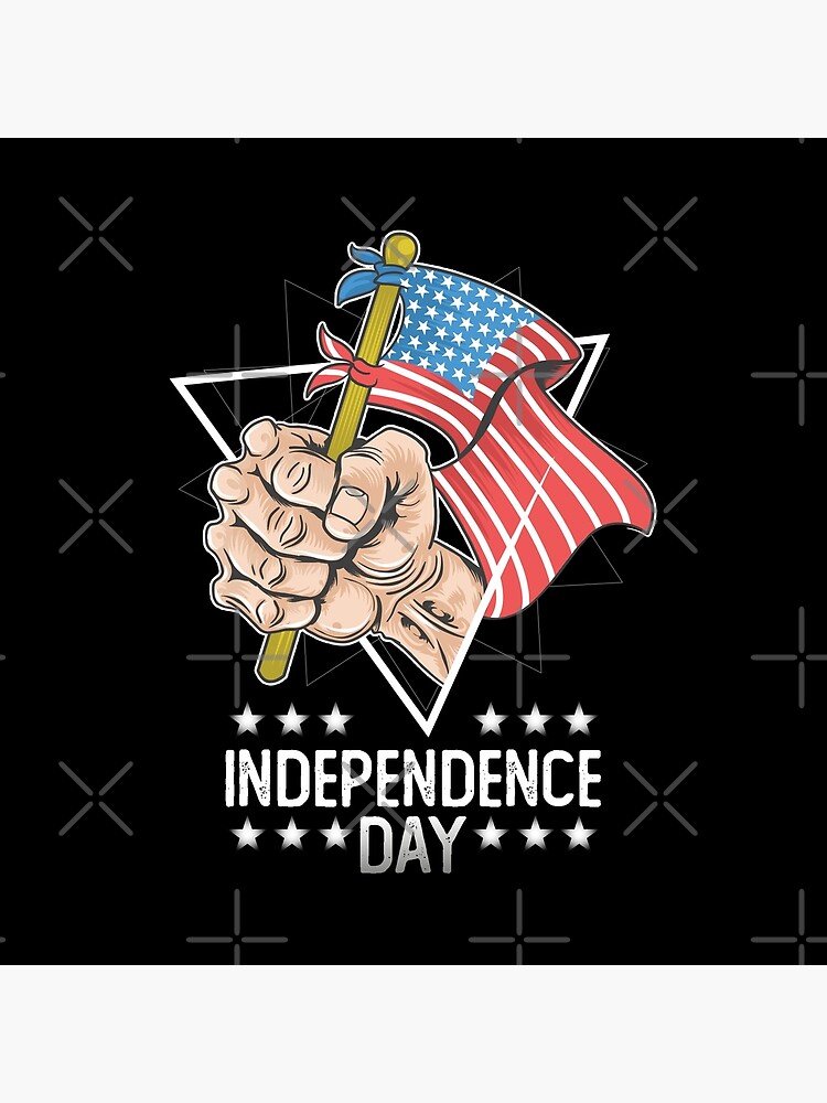 "Independence Day Hand Holding United States Flag" Poster for Sale by ...