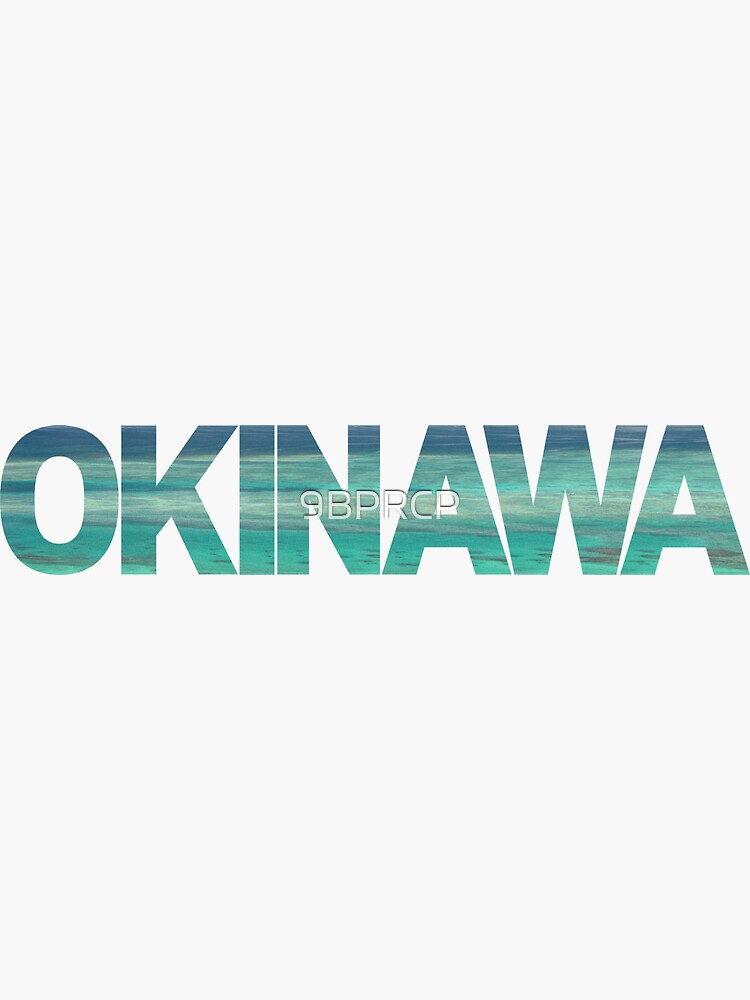 "Okinawa | Japan | Kouri Island | Tropical Waters" Sticker for Sale by ...