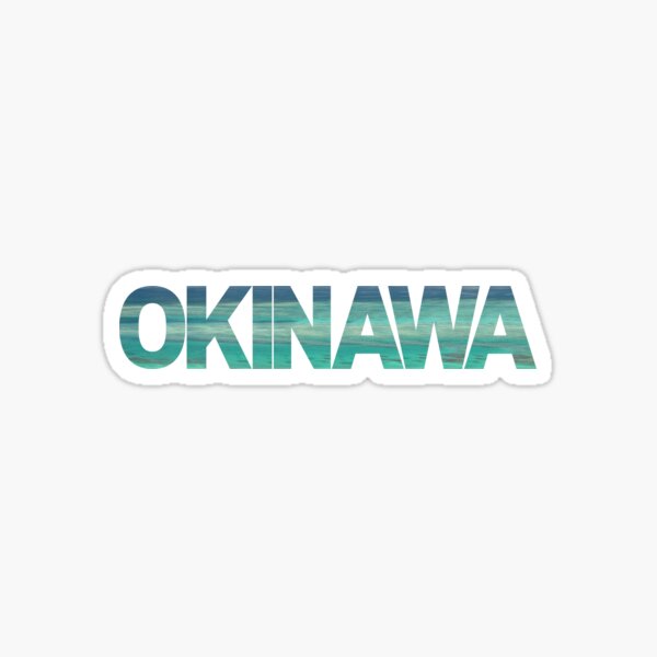 "Okinawa | Japan | Kouri Island | Tropical Waters" Sticker for Sale by ...