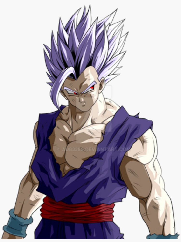 "Beast Gohan " Sticker for Sale by BeadCreations | Redbubble