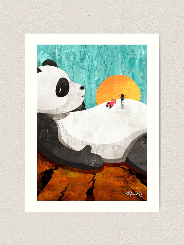 "Shock Absorbing Panda" Art Print by MissKoo | Redbubble