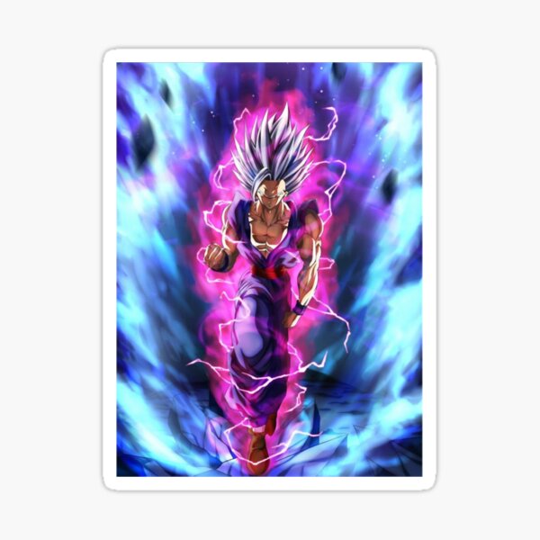 "Gohan beast form " Sticker for Sale by BeadCreations | Redbubble