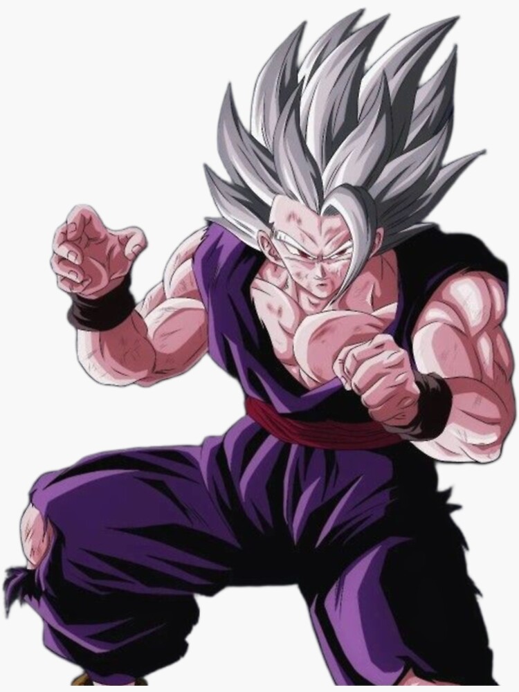 "Gohan beast form " Sticker for Sale by BeadCreations | Redbubble