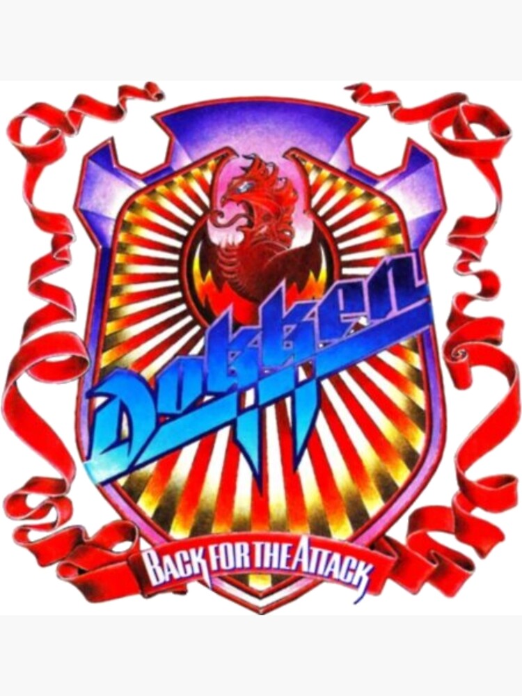 "Back For The Attack-dokken band" Poster for Sale by nanakmage | Redbubble