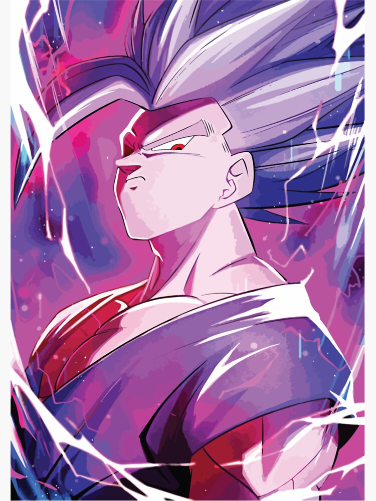 "Gohan Beast super hero " Sticker for Sale by BeadCreations | Redbubble