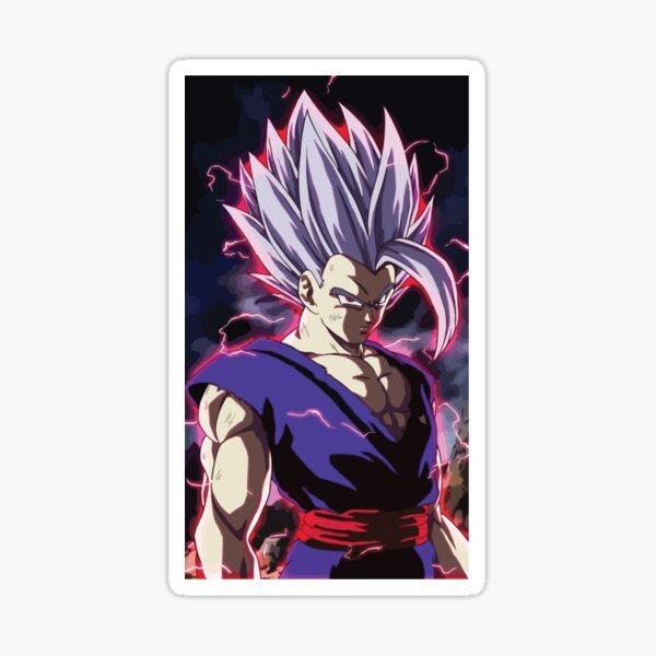 "Gohan Beast super hero " Sticker for Sale by BeadCreations | Redbubble