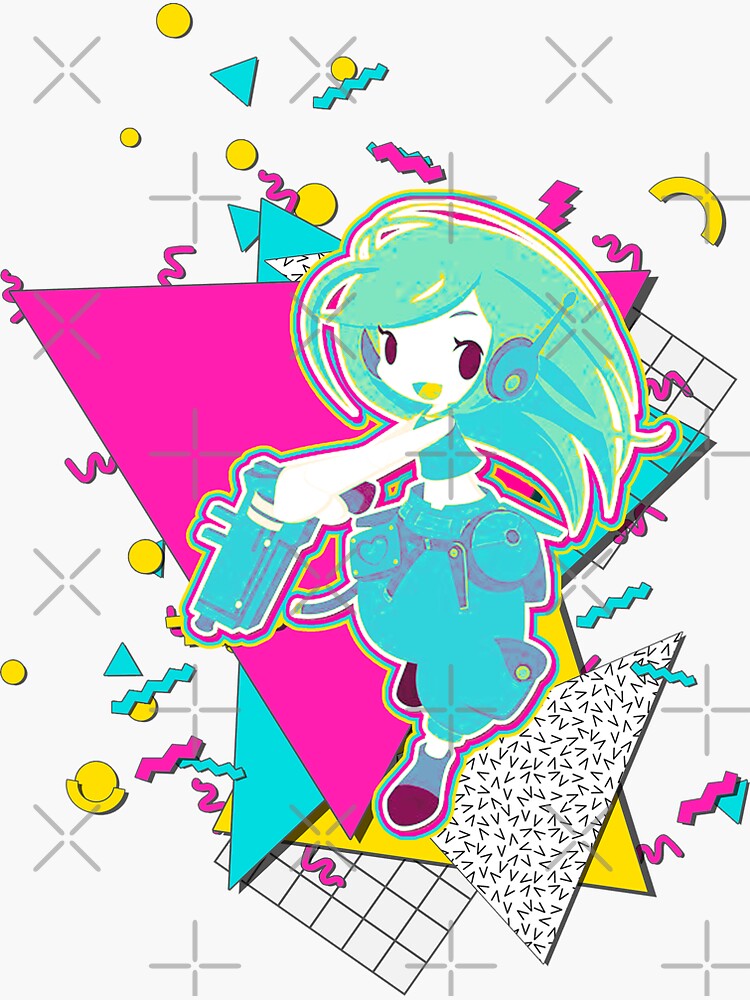 "Curly Brace - Cave Story *90s graphic design*" Sticker for Sale by ...