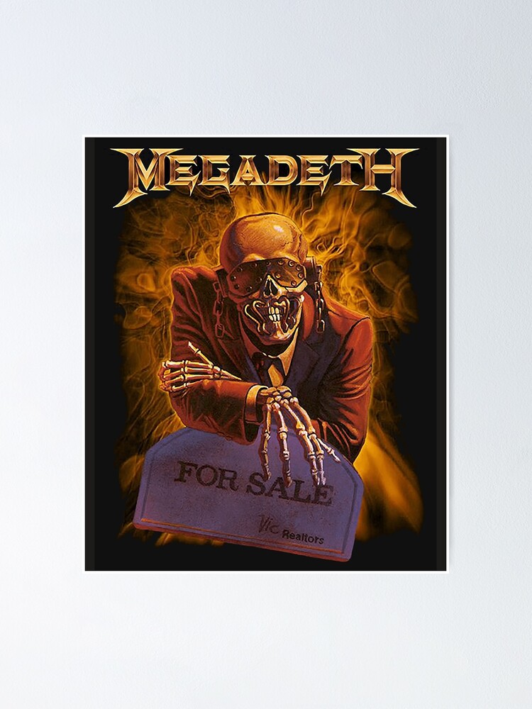 "Mega Death For Sale Best logo" Poster for Sale by Baldwin83 | Redbubble