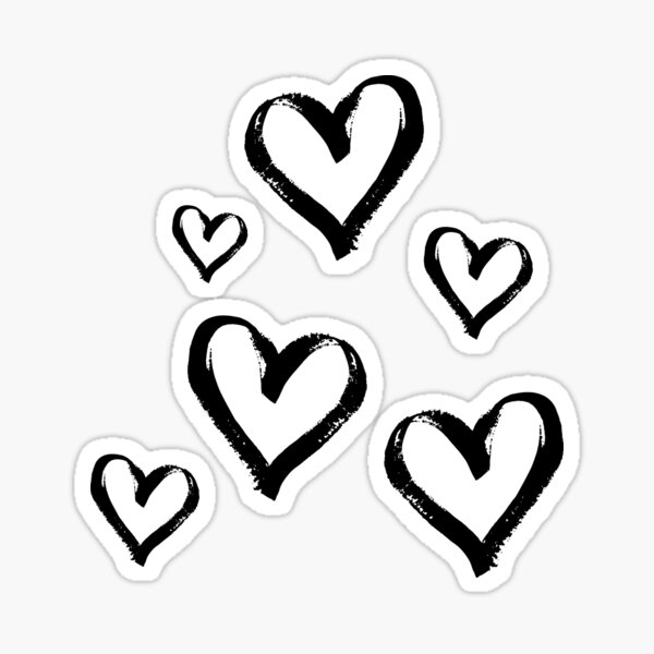 "Hearts. Aqua Blue and White." Sticker for Sale by Mood-Board | Redbubble
