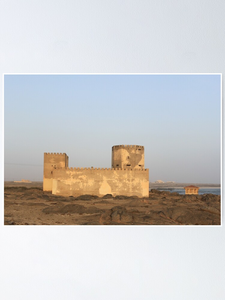 "Omani Coastal Fort." Poster for Sale by belfastlough | Redbubble