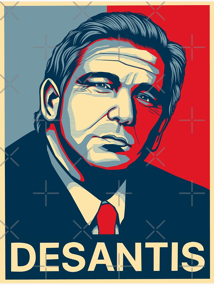 "Florida Governor Ron Desantis" Sticker for Sale by JadaLo | Redbubble