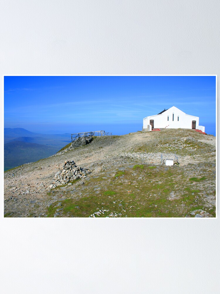 "Croagh Patrick church" Poster by BANNER25 | Redbubble