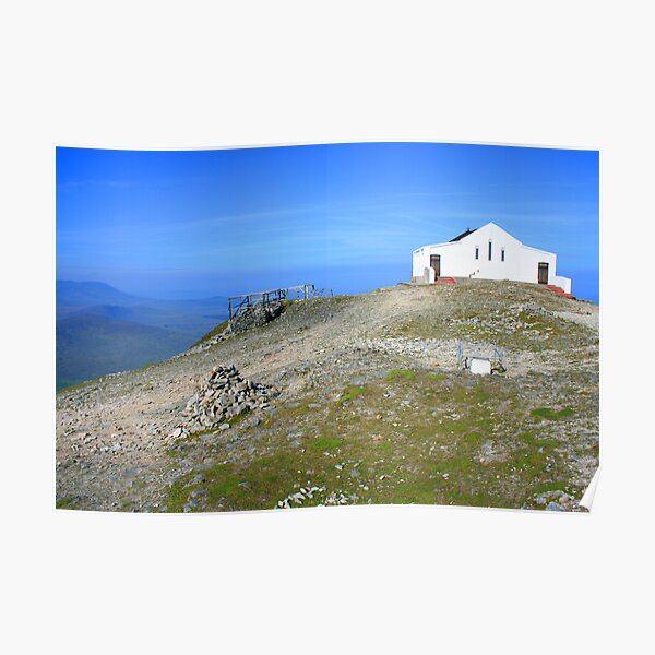 "Croagh Patrick church" Poster by BANNER25 | Redbubble