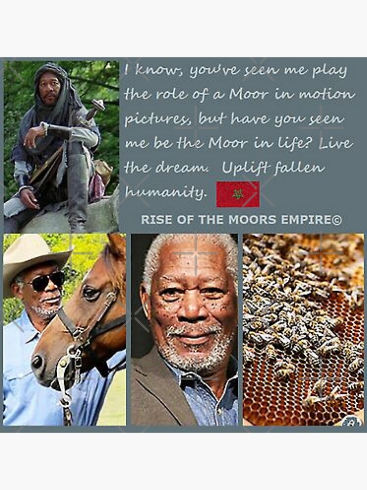 Póster «Diseño de la bandera del Imperio Maur, actor moro/hombre moro ...