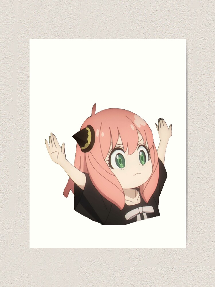 "excited anya ( spy x family)" Art Print for Sale by Fanartz-Designs ...