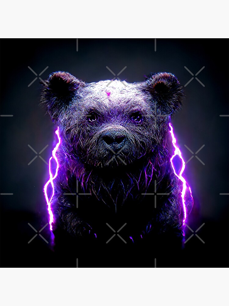 "Electro Bear Fantasy Art Midjourney" Art Print for Sale by AICustomArt ...
