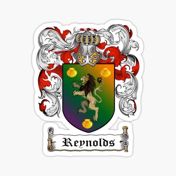 "REYNOLDS FAMILY CREST" Sticker for Sale by CathalDevlin | Redbubble
