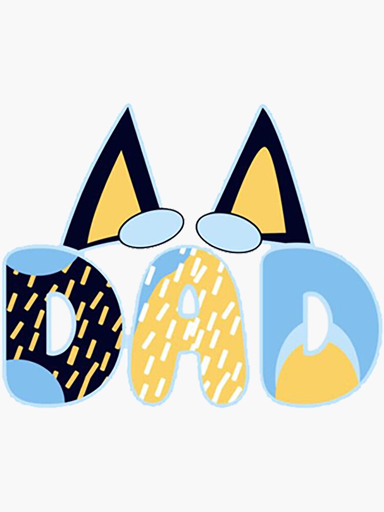 "Dad Cartoon" Sticker for Sale by KateMellor | Redbubble