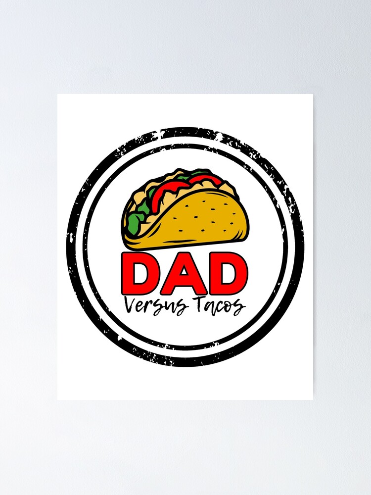 "DvT Logo" Poster for Sale by DadVsTacos | Redbubble
