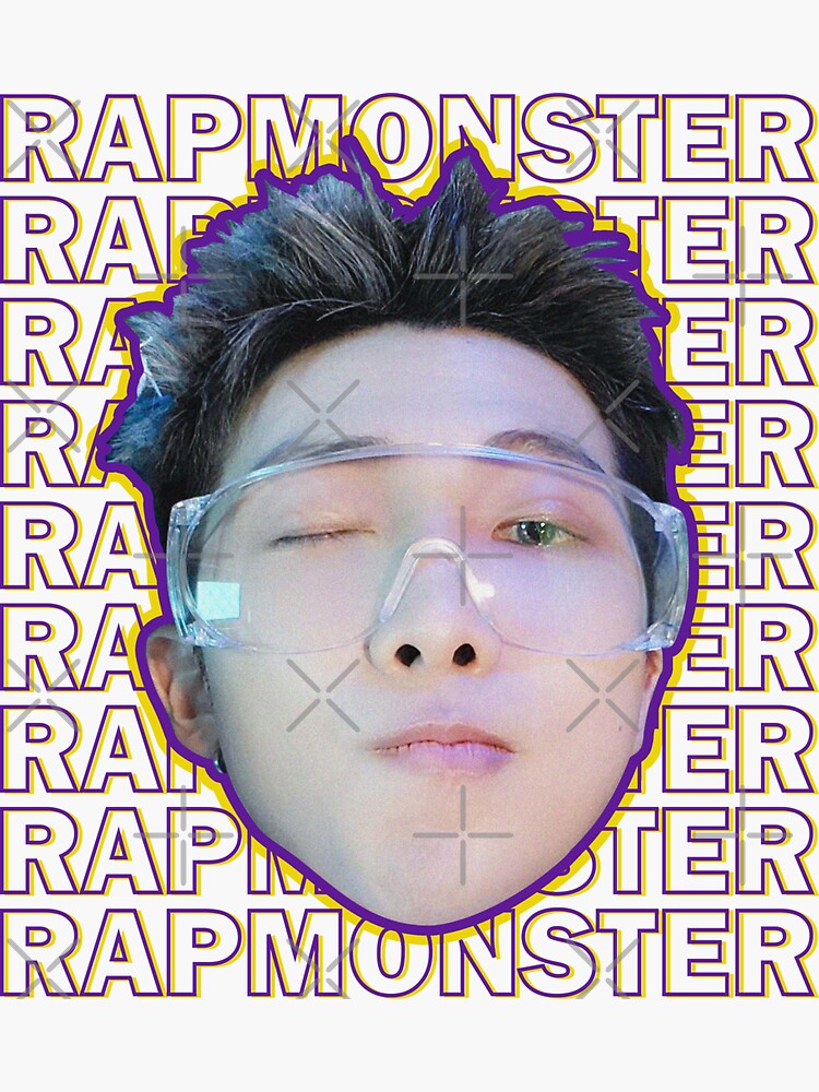 Bts Rap Monster The Professor Sticker For Sale By Storecase Redbubble