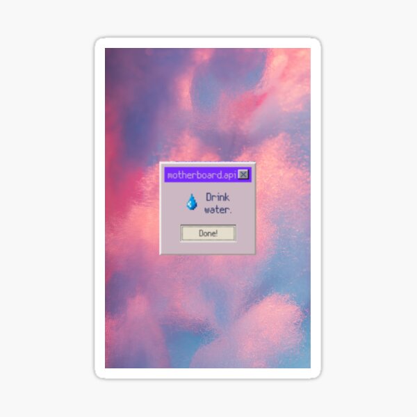 "Kawaii Windows '97 Notification" Sticker for Sale by Araxni | Redbubble