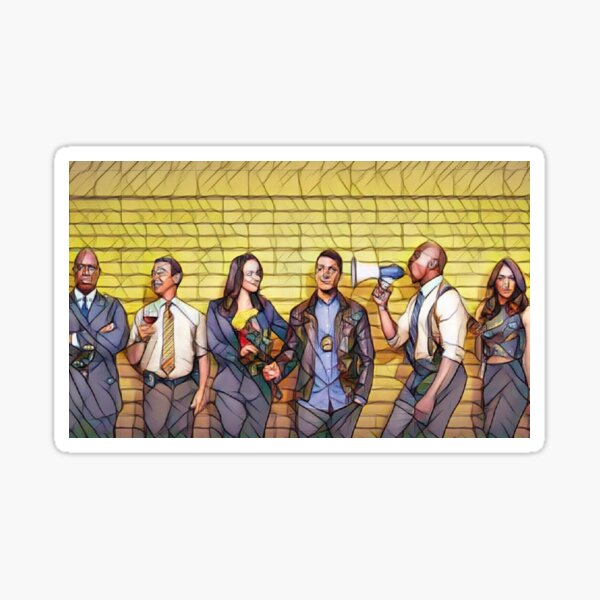 "Mosaic B99 Characters Line Up" Sticker for Sale by OwnDesigns01 ...