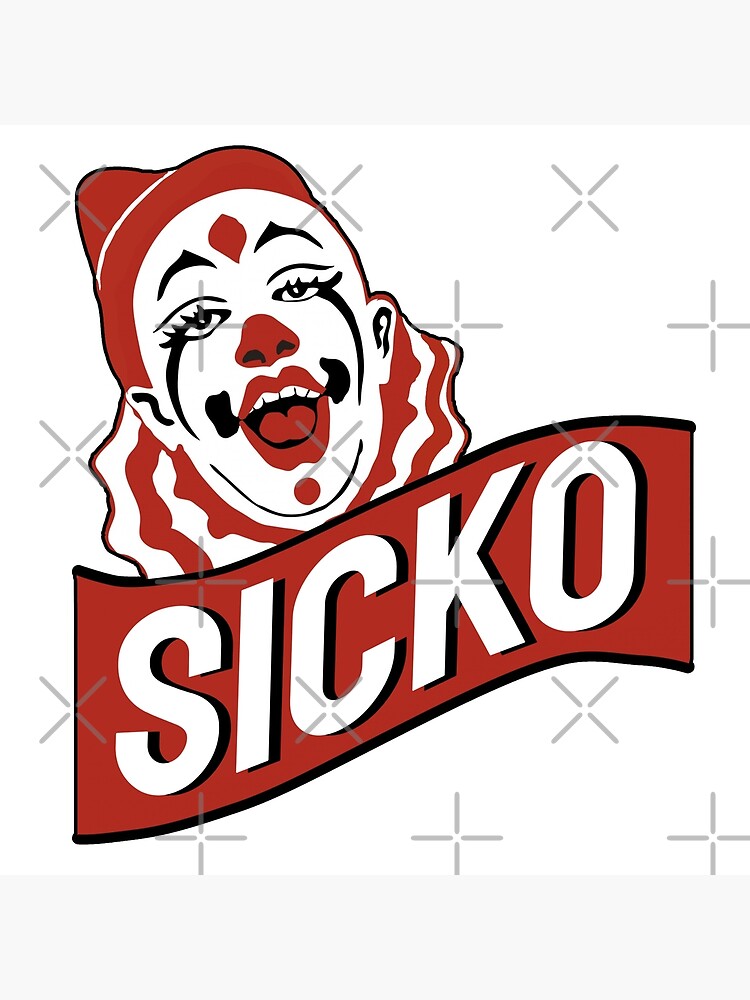 "Sicko Clown" Poster for Sale by sheatherley | Redbubble