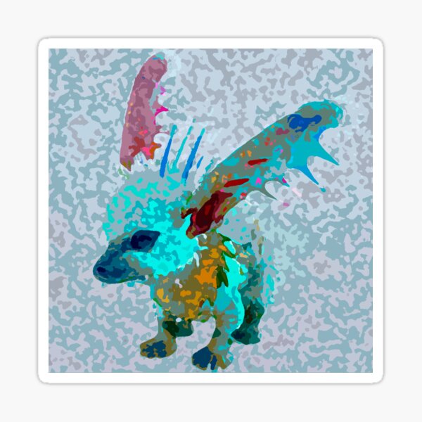 "Alien Puppy" Sticker for Sale by imagincrazy | Redbubble