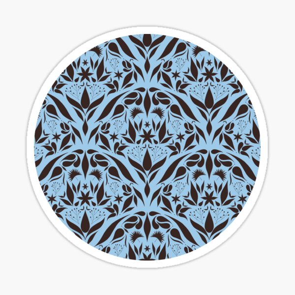 "Sky Blue Garden" Sticker for Sale by Anakathrin | Redbubble