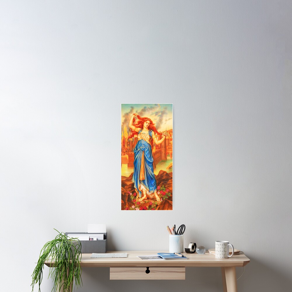 "Cassandra is a Pre Raphaelite Oil on Canvas Painting created by Evelyn ...