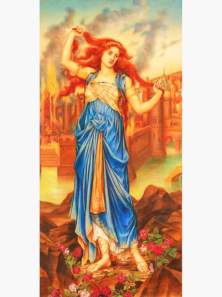 "Cassandra is a Pre Raphaelite Oil on Canvas Painting created by Evelyn ...