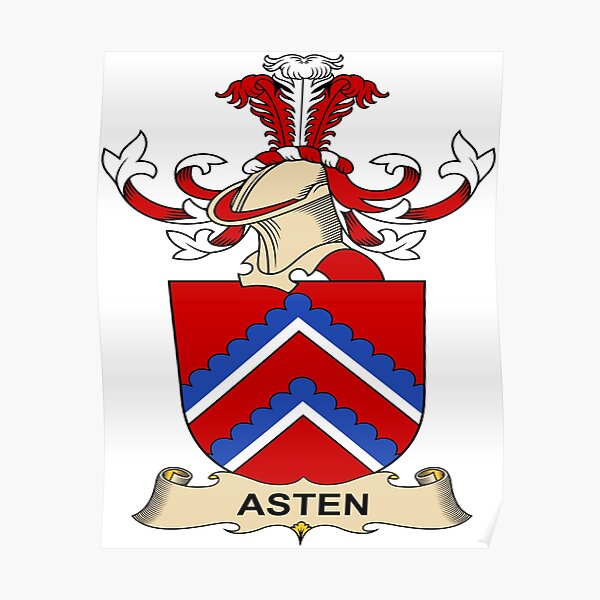 "Asten " Poster by HaroldHeraldry | Redbubble