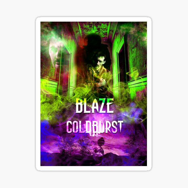 "Blaze Goldburst Halloween, Ghost, Demon Haunt" Sticker for Sale by blazegoldburst | Redbubble