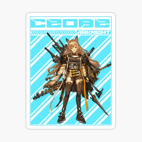 "ARKNIGHTS CEOBE" Sticker for Sale by VotreVPX | Redbubble