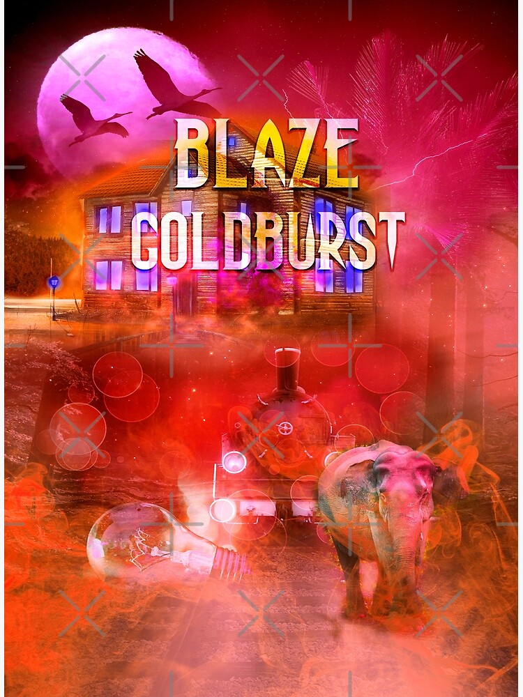 "Blaze Goldburst Halloween Horror Train Haunt" Art Print for Sale by blazegoldburst | Redbubble