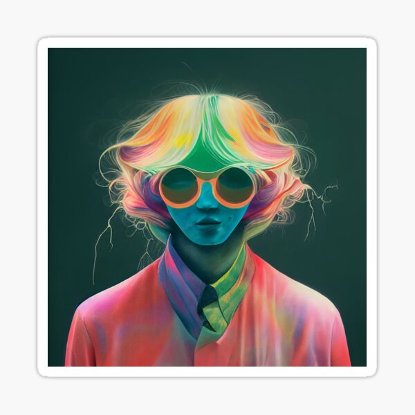 "Electric Sherbet" Sticker for Sale by badmojo426 | Redbubble