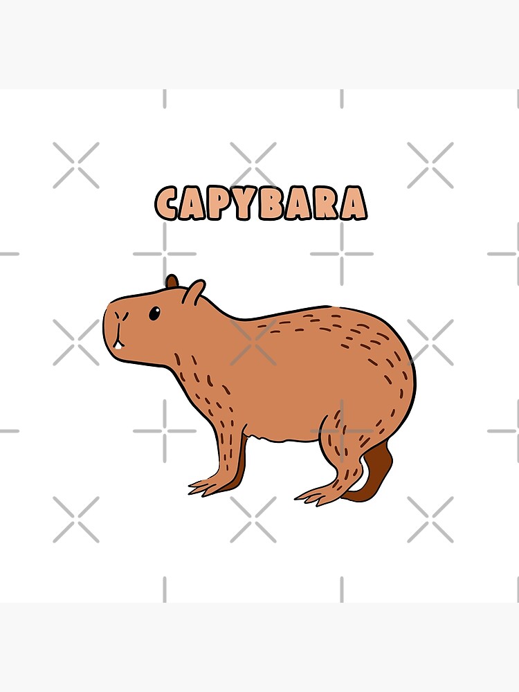 "Capybara Memes" Poster for Sale by Barnyardy | Redbubble