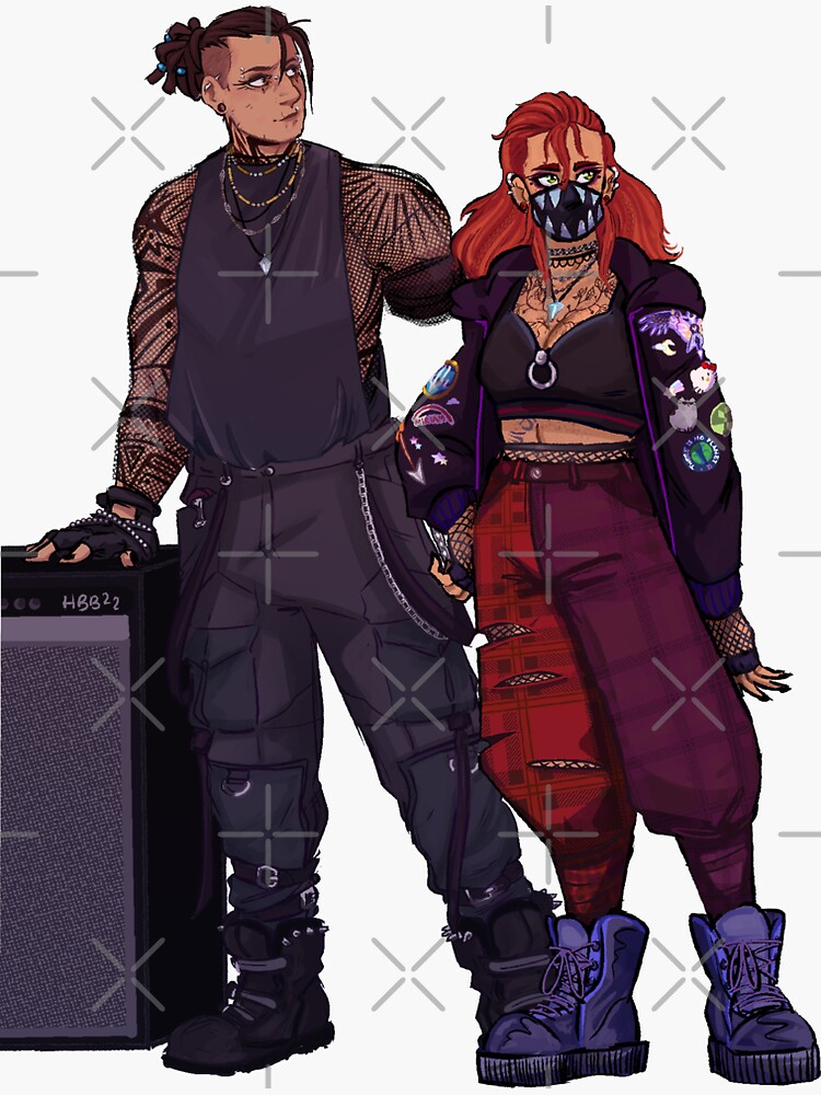 "ALT DUO" Sticker for Sale by HanBanBam | Redbubble