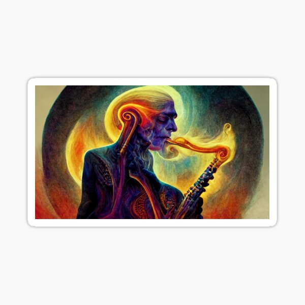 "Man playing a Clarinet - best selling " Sticker for Sale by bayamba ...